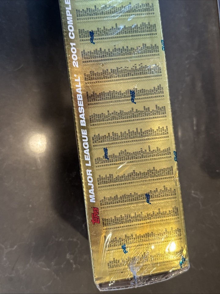2001 TOPPS BASEBALL COMPLETE FACTORY SEALED GOLD BOX SET - ICHIRO RC ...