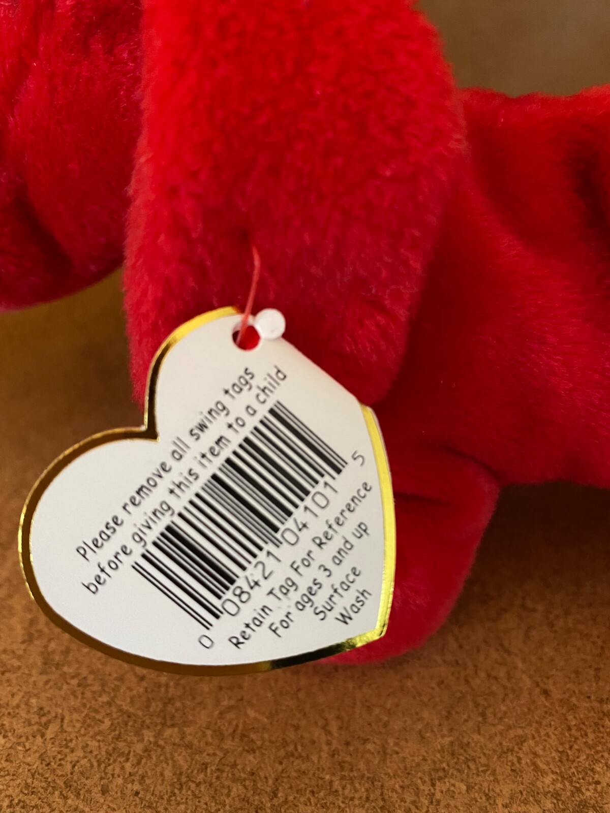 Mint Ty Beanie Baby ROVER the Red Dog PVC Original Beanie Baby | eBay