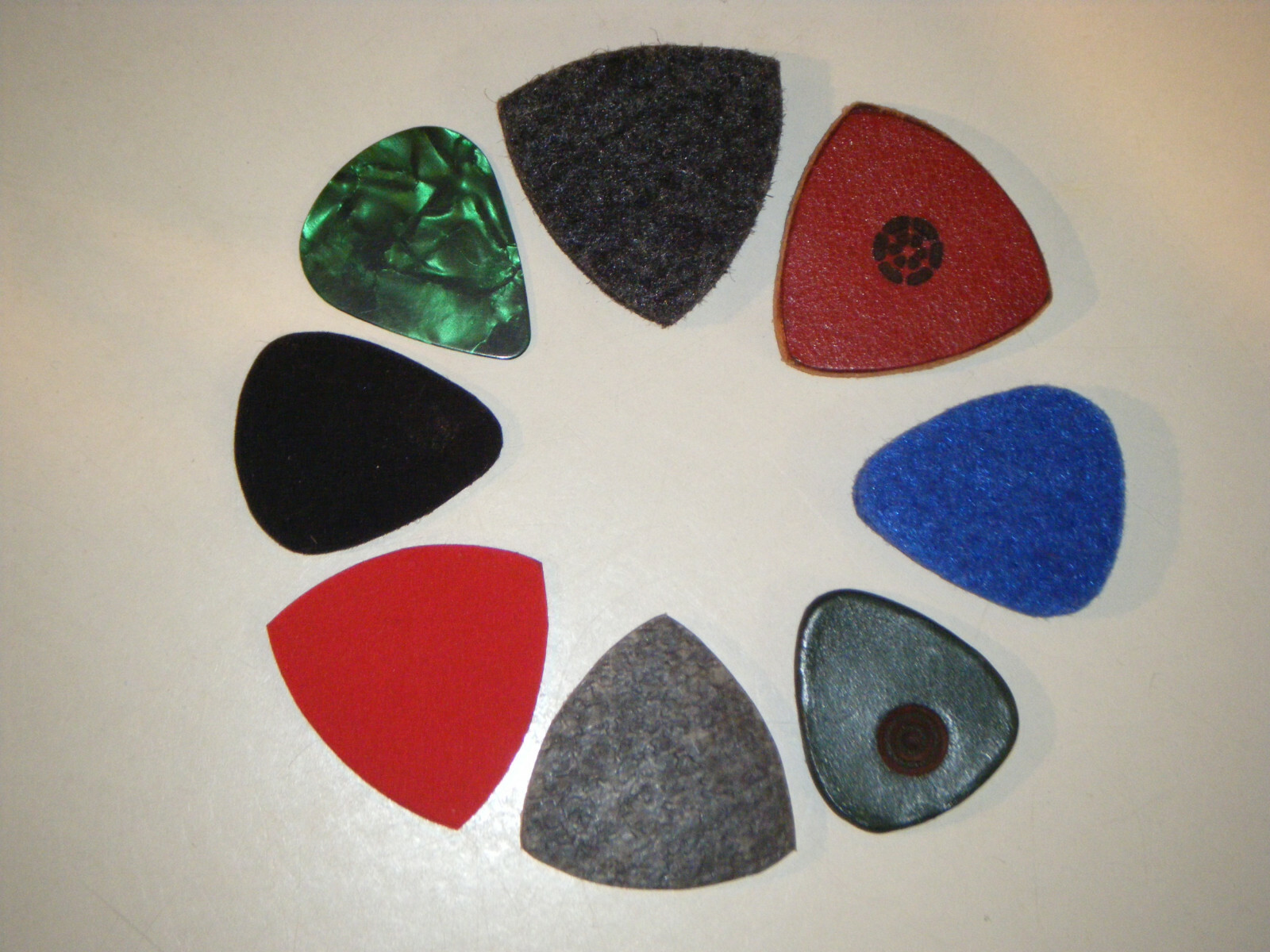 Ukulele Plectrum Set, 8 different picks (made in UK) | eBay UK
