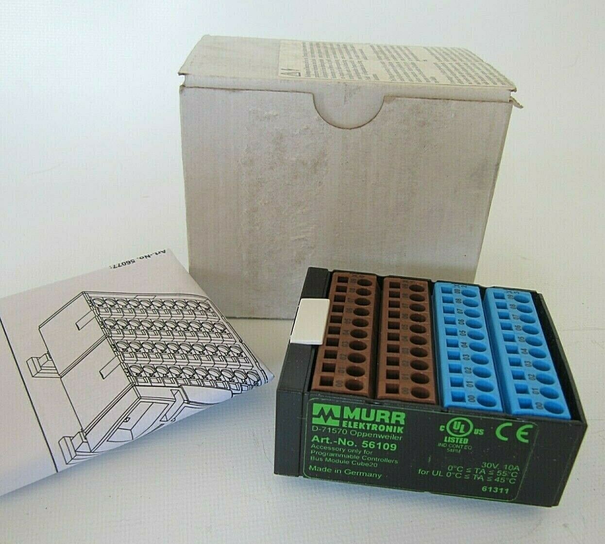 (NEW) Murr Elektronik Cube20 Programmable Controller Bus Module Art.-No ...