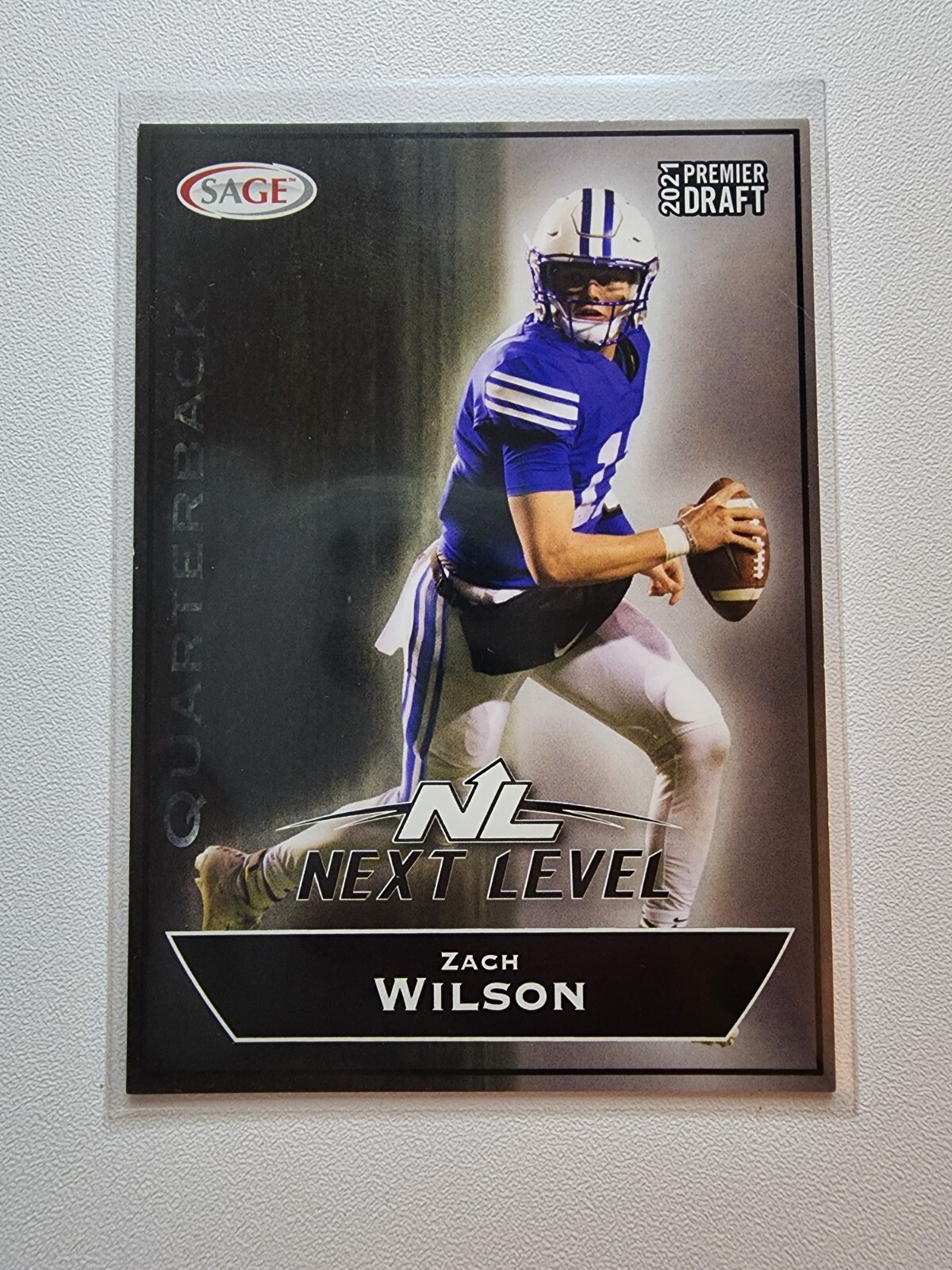 2021 Sage Premier Draft - Next Level Zach Wilson #152 (RC) for sale ...