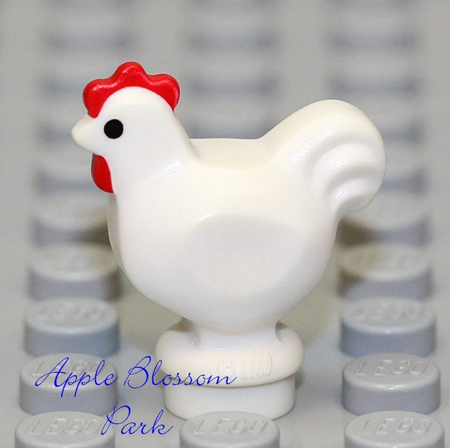 NEW Lego Minifig WHITE CHICKEN - Castle Hen Chick Farm Bird Animal ...