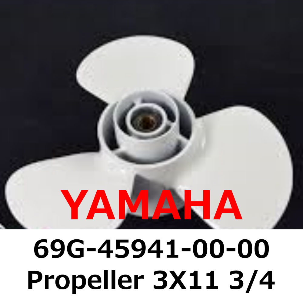 【NEW】Yamaha Genuine Propeller 3X11 3/4 69G-45941-00-00 Direct From ...
