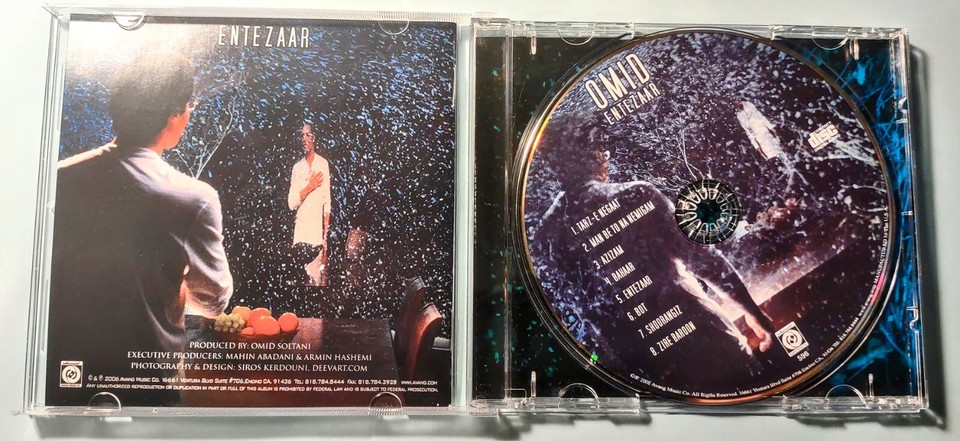 Entezaar by Omid Soltani (2006, Avang) Persian Iranian Pop Music RARE ...