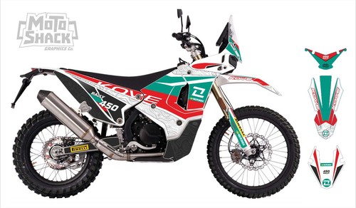 KOVE 450 Rally Graphics Kit - Decal Stickers - OEM look Factory ...