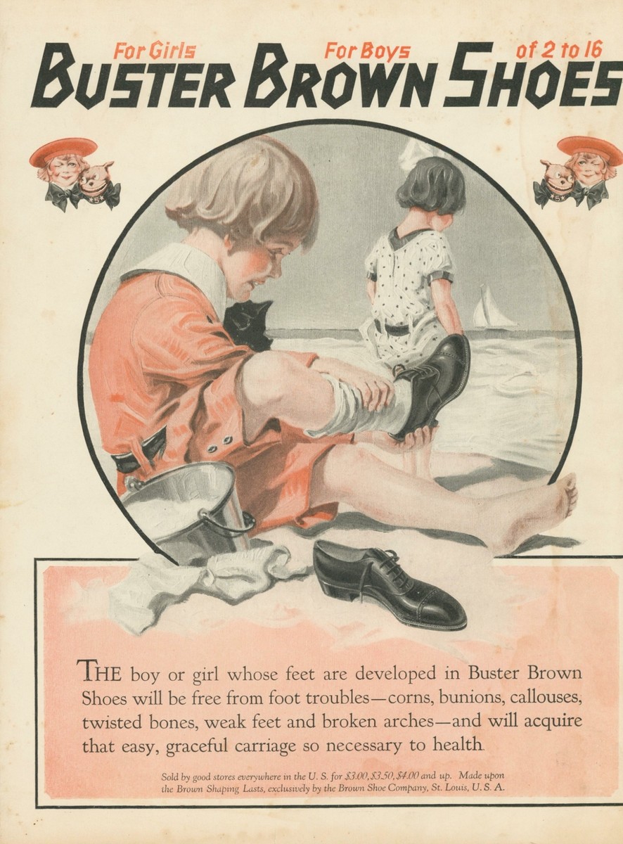 Buster Brown Shoes History The World Of Buster Brown According To