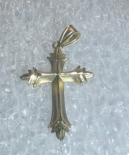 14K Yellow Gold Stamped MA Cross Pendant ((M74)) | eBay