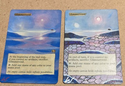 2x MTG Glimmervoid paint alter | eBay