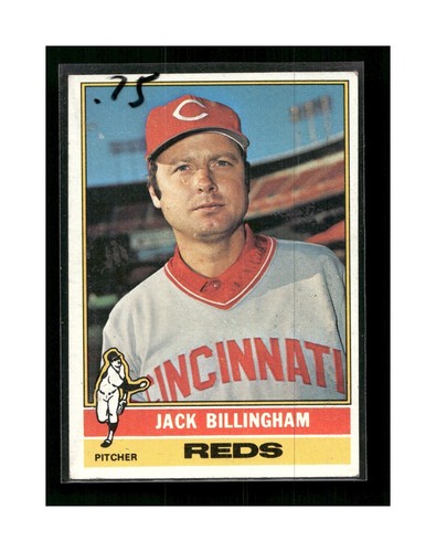 1976 Topps #155 Jack Billingham Cincinnati Reds Baseball Card | eBay
