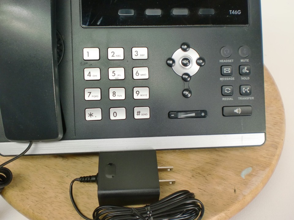 Yealink T46G SIP-T46G Gigabit VoIP IP Office Business Phone w/ Stand ...