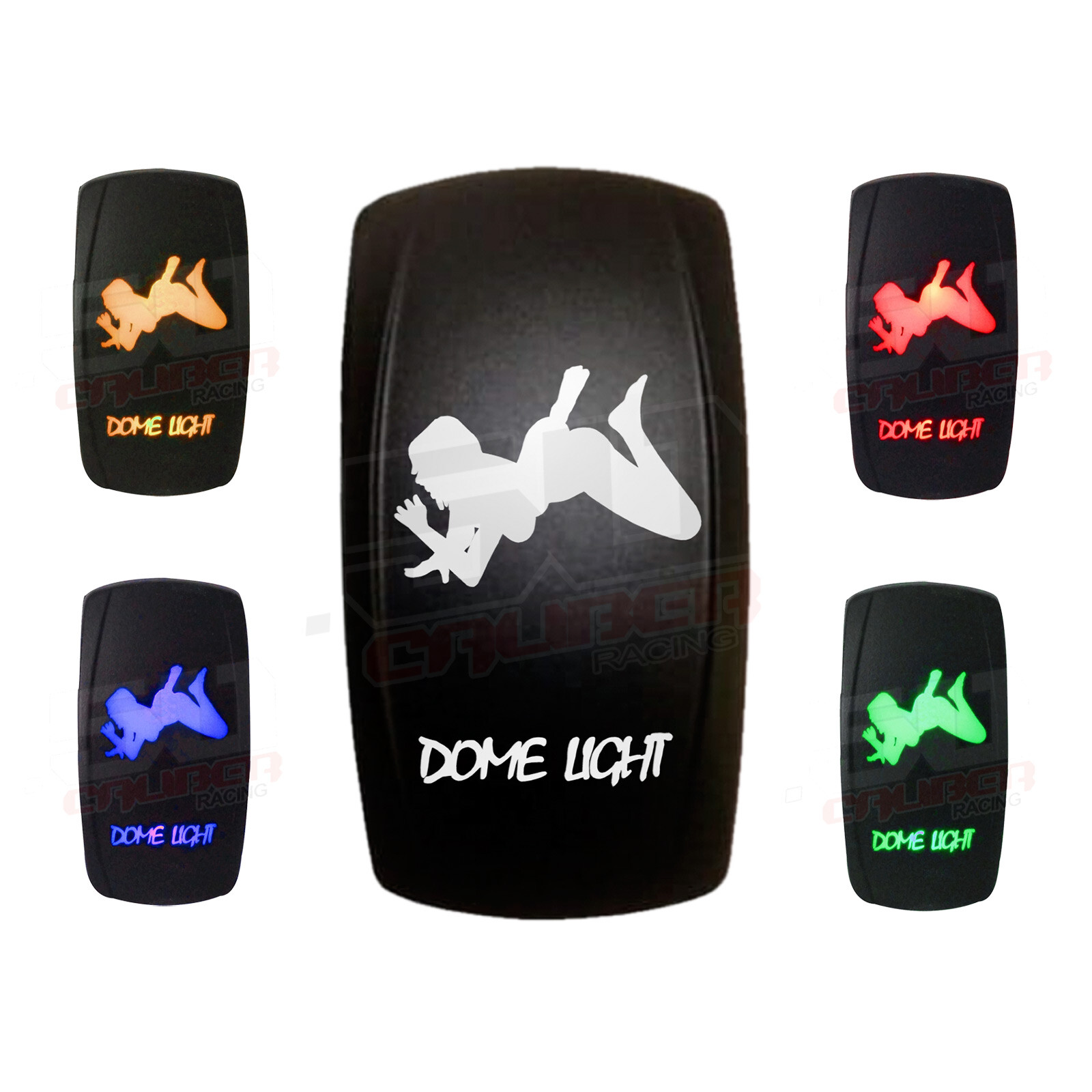 12V Rocker Switch "DOME LIGHT" Mudflap Girl UTV RZR Teryx Maverick X3 ...