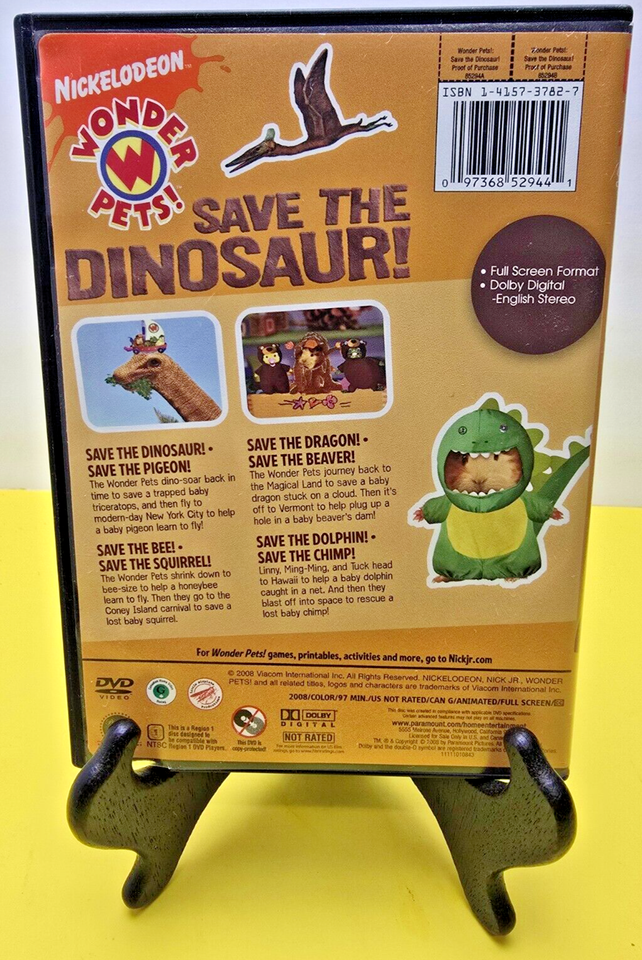 Wonder Pets - Save the Dinosaur! (2008, DVD, Nickelodeon) | eBay