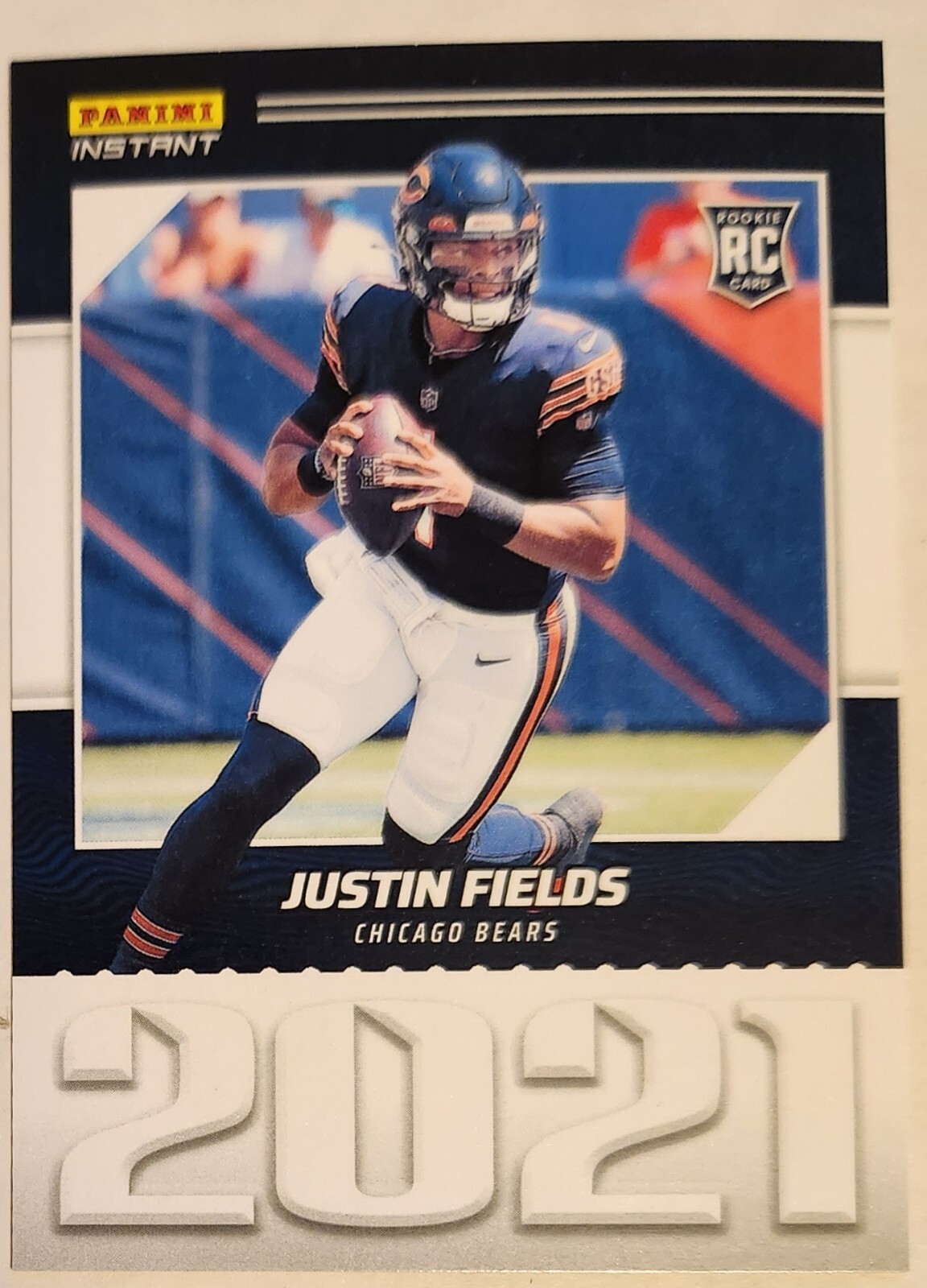 2021 Panini Instant Justin Fields Rookie Card YEAR ONE 1/1269 SP Bears ...