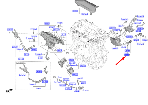 Vanne EGR HYUNDAI TUCSON NX4 MK4 284102M419 NEUF ORIGINE | eBay