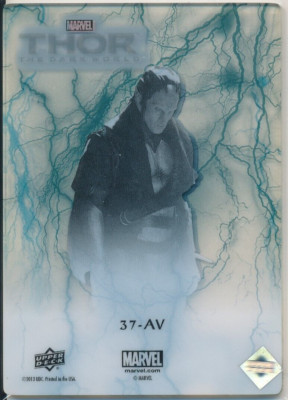 Upper Deck Marvel Thor The Dark World Aether Acrylic Card #3-AV A2178 ...