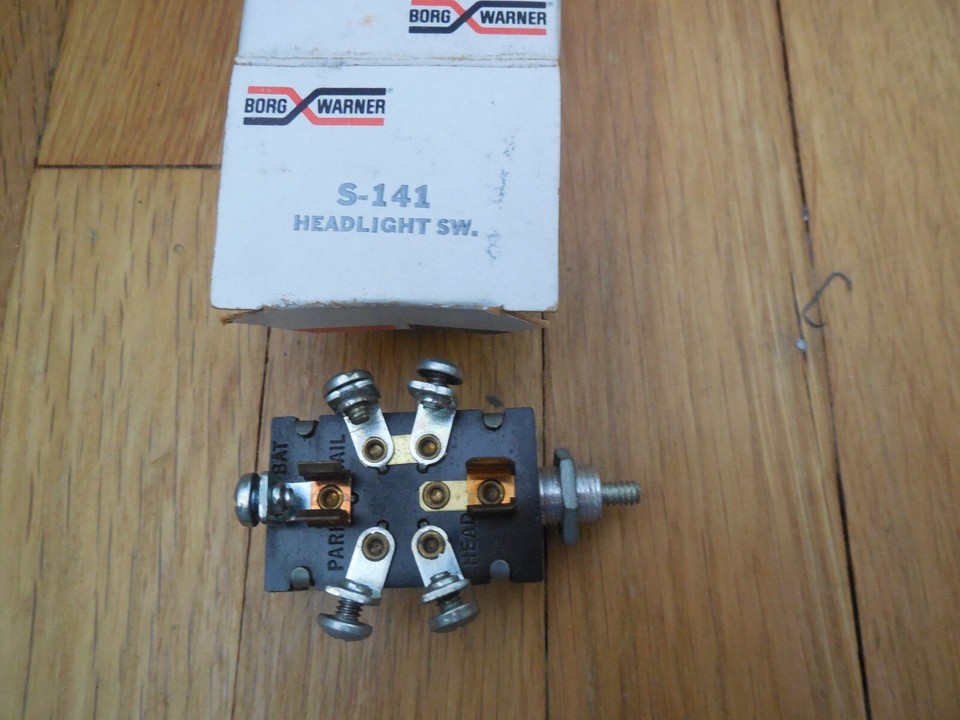 New Headlight Switch Borg Warner S-141 | eBay