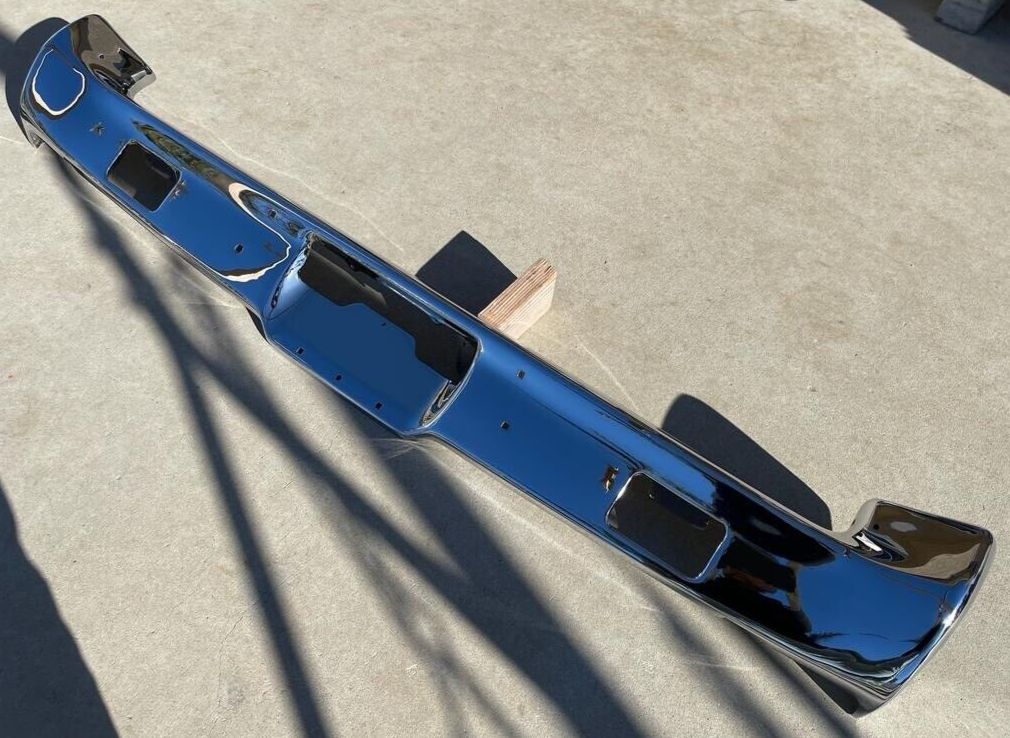 S DODGE CORONET WAGON NEW TRIPLE PLATED CHROME REAR BACK BUMPER 1971 ...