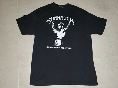 VTG Frank Shamrock Bellator MMA Black T shirt 90s Fight Master UFC ...