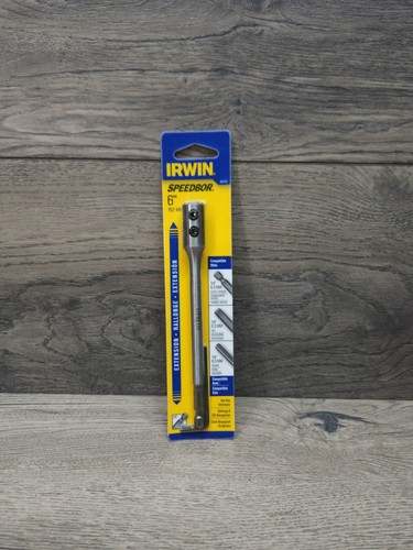 IRWIN 88702 Steel Hex Shank Magnetic Wood Boring Bit Extension 1/4 Dia ...