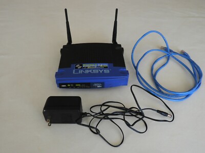 Linksys WRT54GS 54 Mbps 4-Port 10/100 Wireless G Router With ...