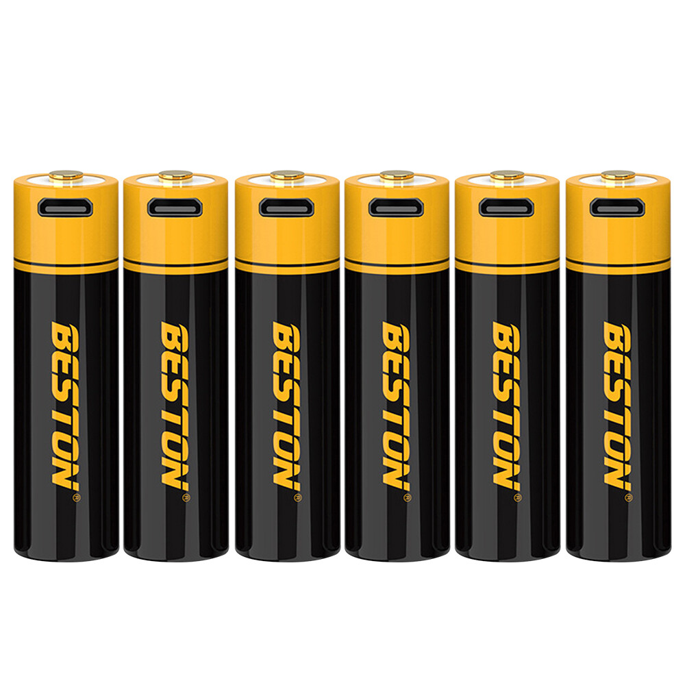 1.5V USB Rechargeable AA Lithium Battery 3500mwh Li-ion Batteries ...