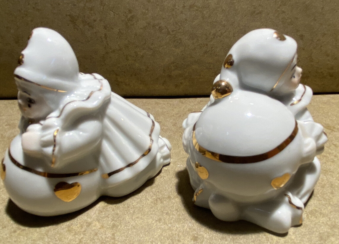 Monti Piero Clown Resting On Ball Set of 2 Porcelain Figurines | eBay