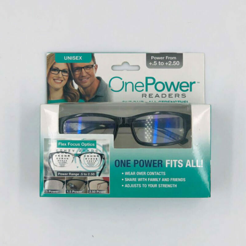 One Power Auto focus Reading Glasses Readers, Dial Vision Optic 0.5-2 ...