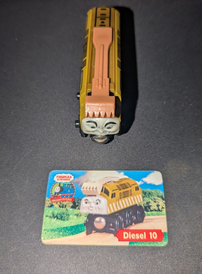 Thomas & Friends Diesel 10 Train Sliding Claw 2003 Wooden Railway w ...