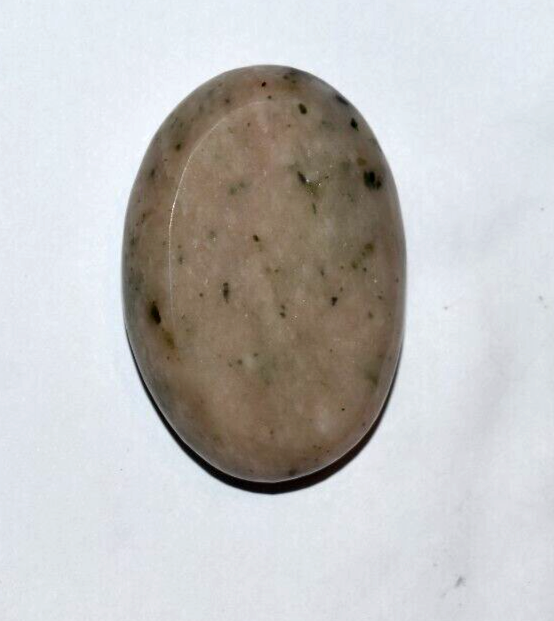 Verdant Memory Pink Feldspar Green Olivine Granite Palm Stone North ...