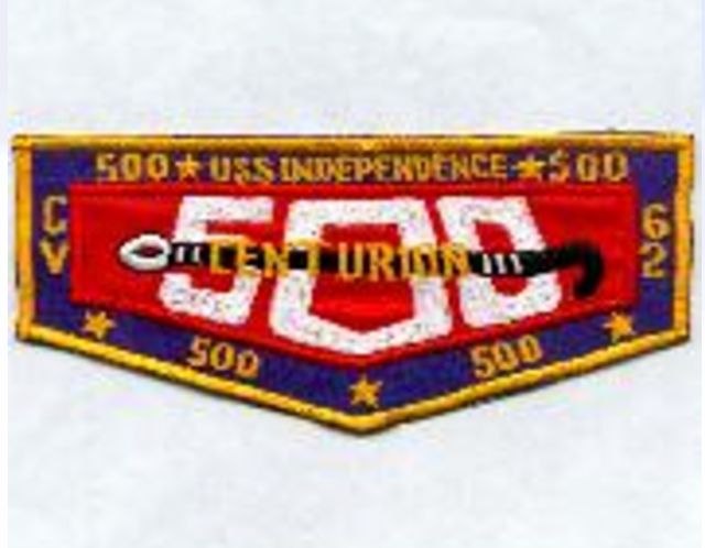 7" NAVY CV-62 USS INDEPENDENCE 500 TRAPS EMBROIDERED PATCH | eBay