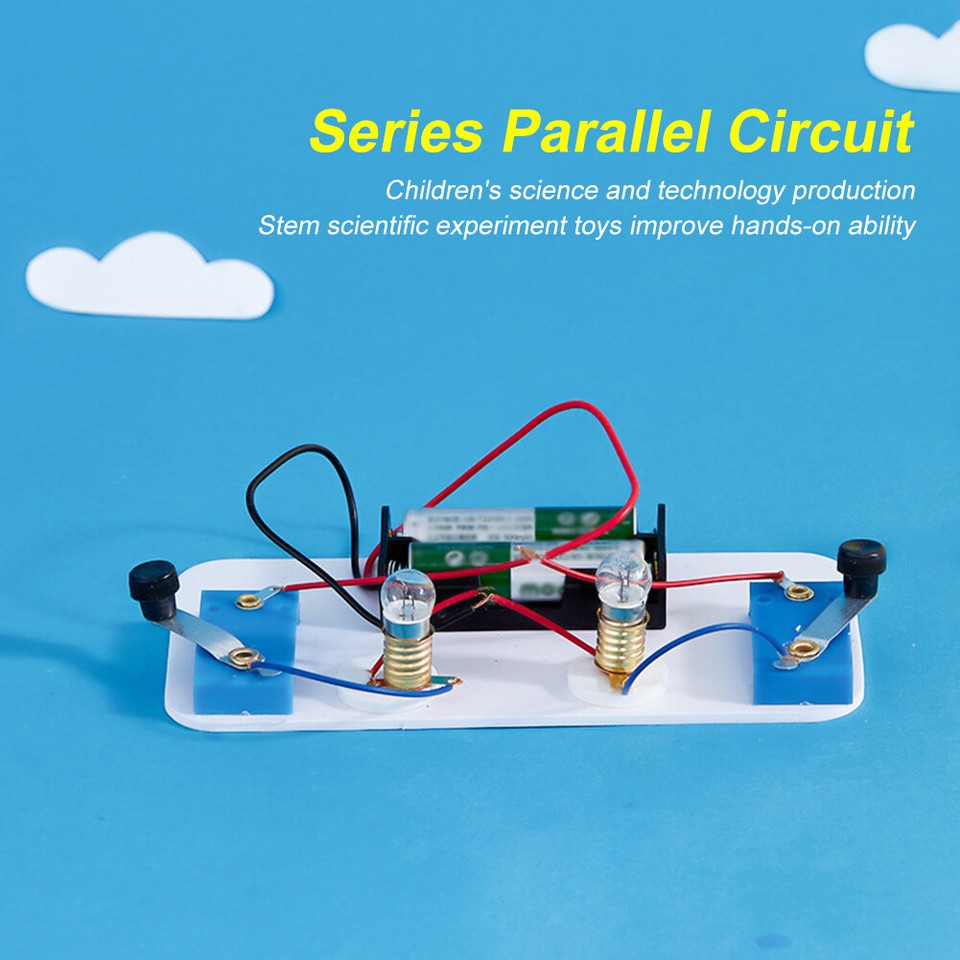 DIY Handmade Electric Circuit Model Educational Toys STEM Kit for Kids ...
