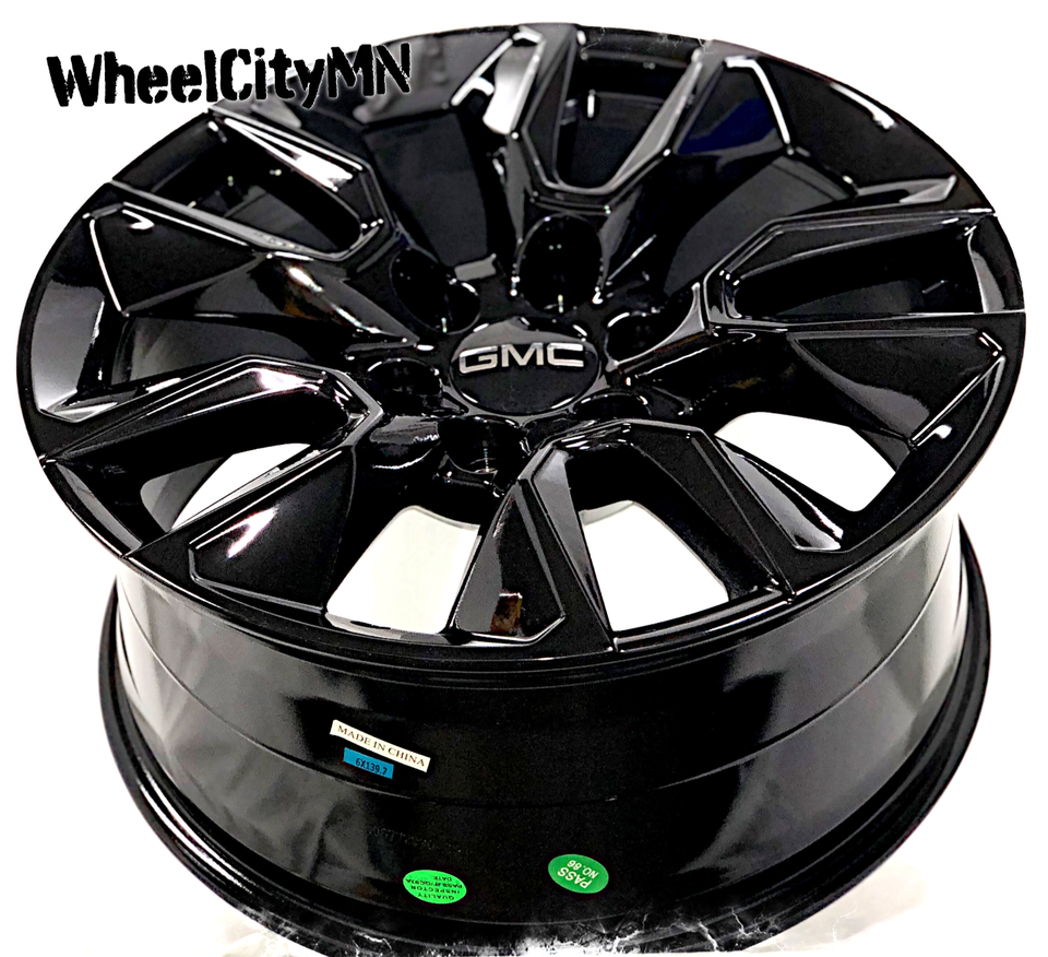 20" gloss black 5916 Chevy RST OE replica RD4 rims fits1 GMC Yukon ...