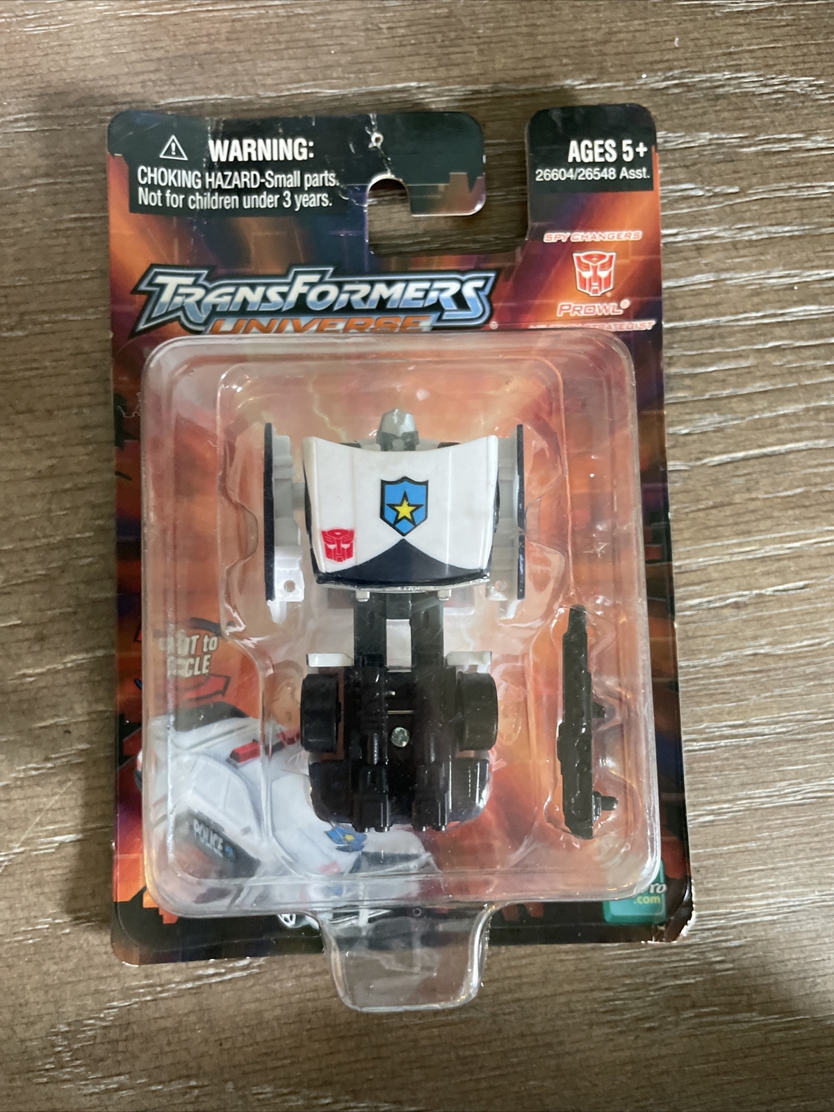 NEW TRANSFORMERS UNIVERSE SPY CHANGERS AUTOBOT PROWL 2004 HASBRO! E70 ...