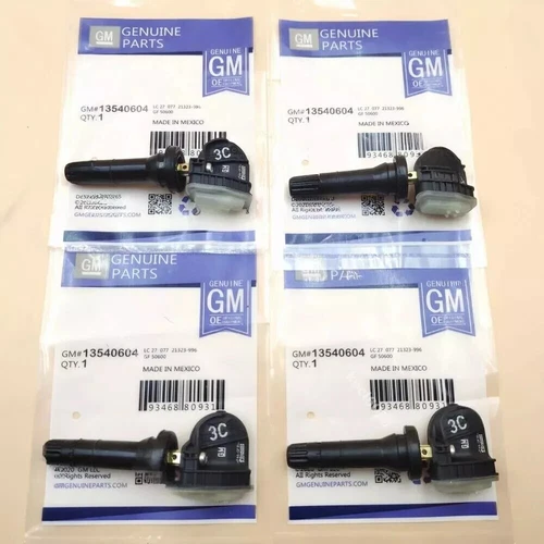 4PCS OEM TPMS 13540604 13528566 Tire Pressure Monitoring Sensor For ...