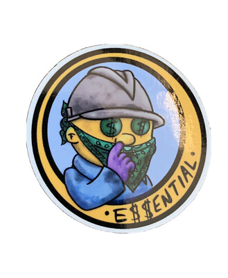 E$$ential Worker Hard Hat Sticker Ralph Funny Essential Worker | eBay