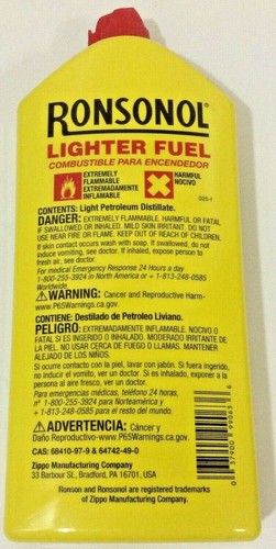 Ronsonol Lighter Fuel 5 8 12fl. oz. Pls. Bottle Best f All Wick Type ...