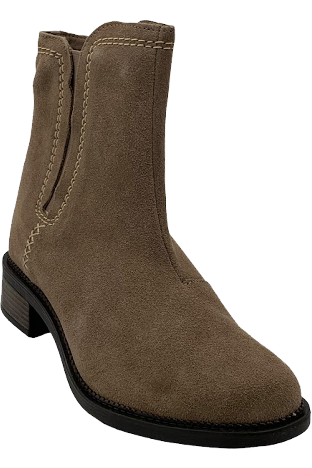 Clarks Collection Suede Ankle Boots Maye Zip Pebble | eBay