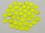 200 Neon Yellow Flatback Acrylic Round Rhinestone Gems 8mm No Hole | eBay