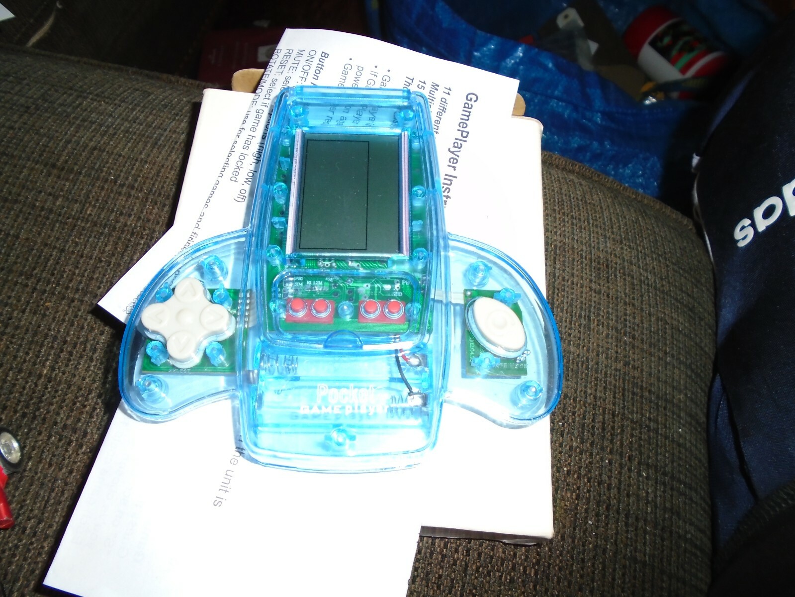 Pocket Game Player w/ Clear Blue Case New | eBay