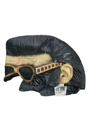 Vintage Elvis Presley Rubber Mask With Sideburns/Glasses 2002 Paper ...