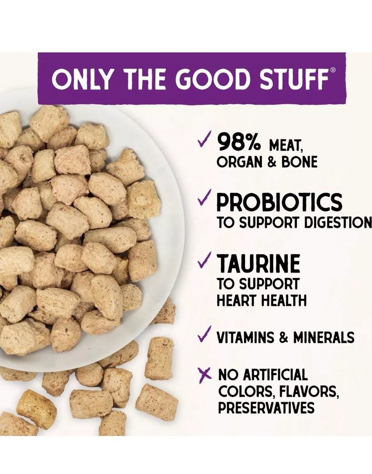 18oz Stella & Chewy's Freeze-Dried Raw Bountiful Beef Morsels CAT Food ...