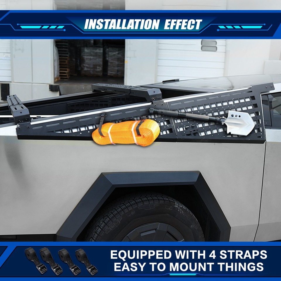 For 2024-2026 Tesla Cybertruck Molle Panel Metal Molle Panel ...