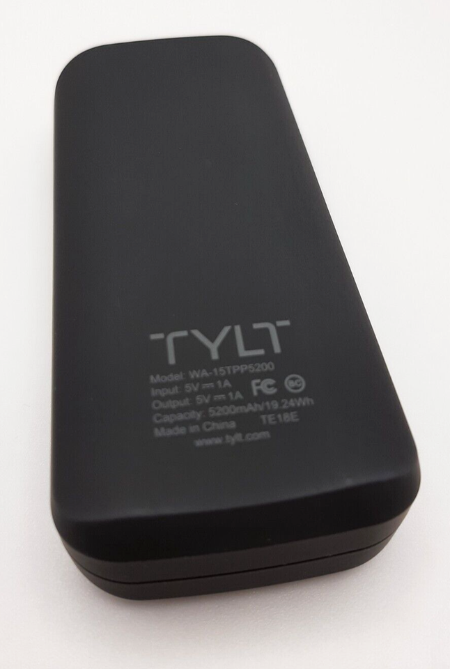 TYLT 5200mAh Portable Rechargeable Battery Power Bank for Android and ...