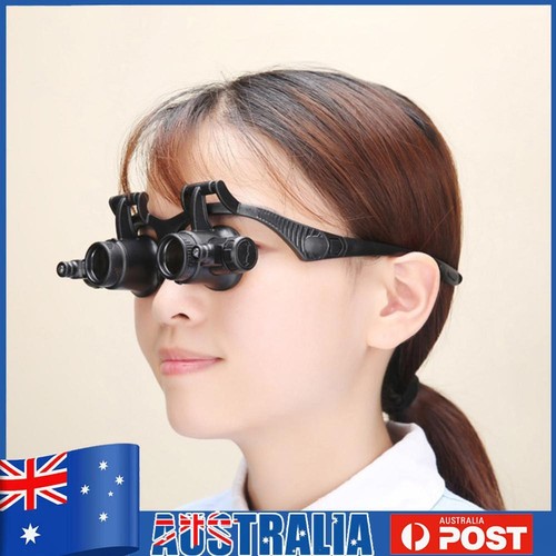 10X/15X/20X/25X Lens Observation Head Wearing Magnifier Glasses Loupes ...