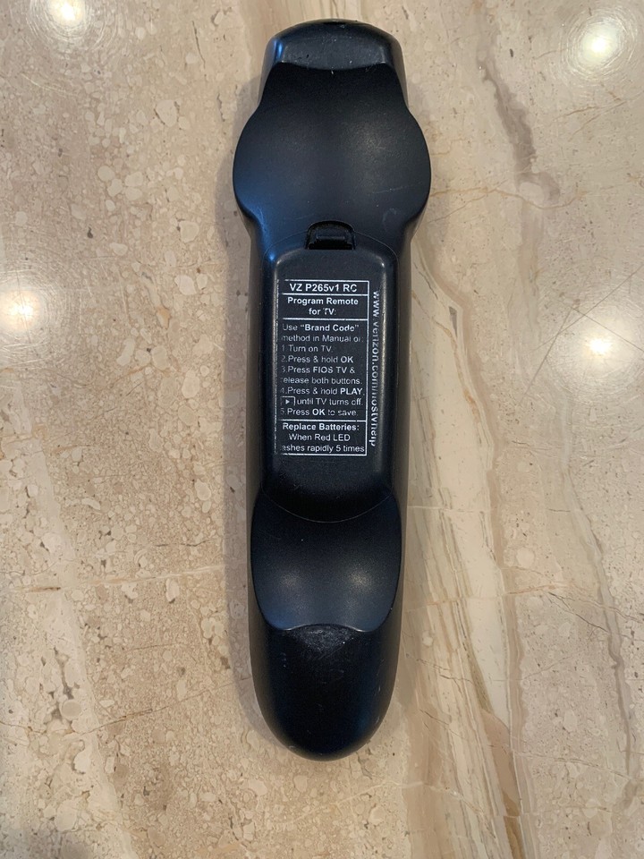 Used Original VZ P265v3 RC For Verizon FiOS TV DVR Remote Control | eBay
