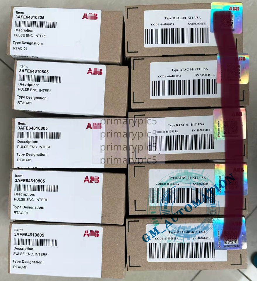 RTAC01 New ABB RTAC-01 PULSE ENCODER INTERFACE Module RTAC01 Fast ...