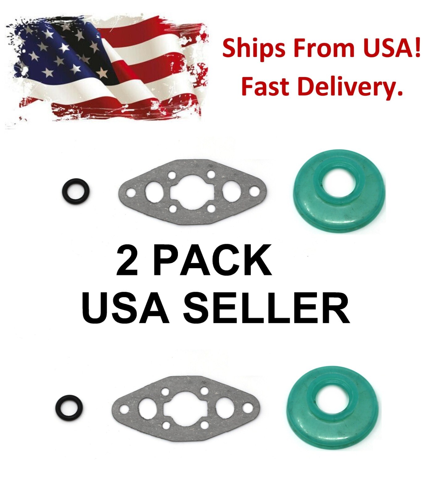 2 Pack SeaDoo Exhaust RAVE Valve Repair Rebuild Kit 787 800 Carb GSX ...