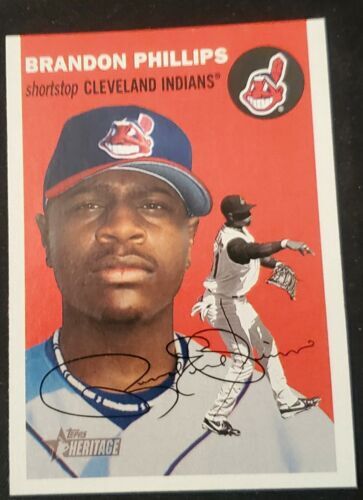 2003 Topps Heritage #398 Brandon Phillips Indians SP | eBay