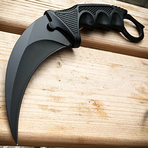 Razor Sharp Fixed Blade Tactical Combat Karambit w/ Sheath & Hard ...