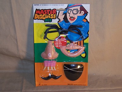 Vintage Carded Plastic Master Disguise Kit Toy Set | eBay